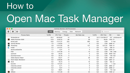 What Is The Equivalent Of Task Manager On Mac – Softwareg.com.au